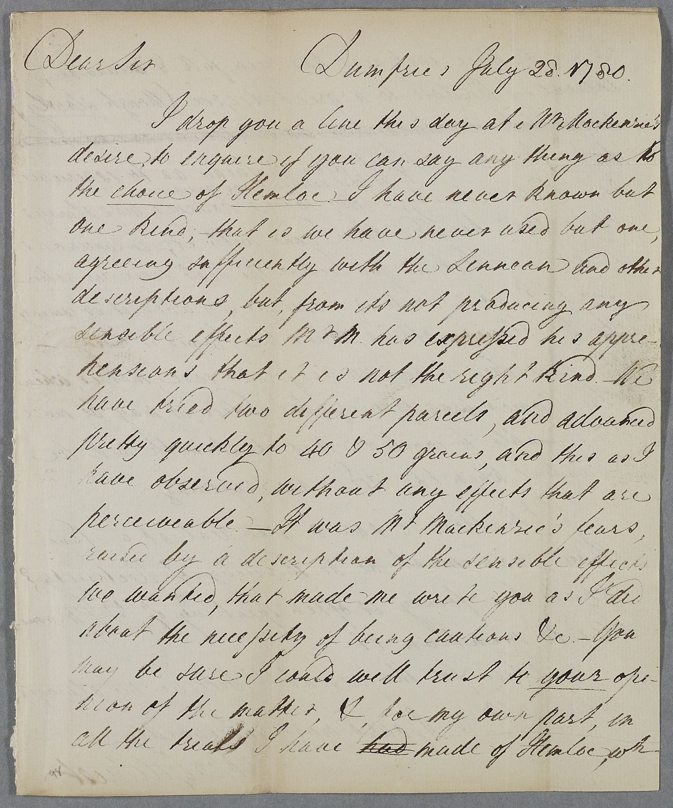 The Cullen Project | [ID:1891] From: Dr John Gilchrist (of Speddoch ...