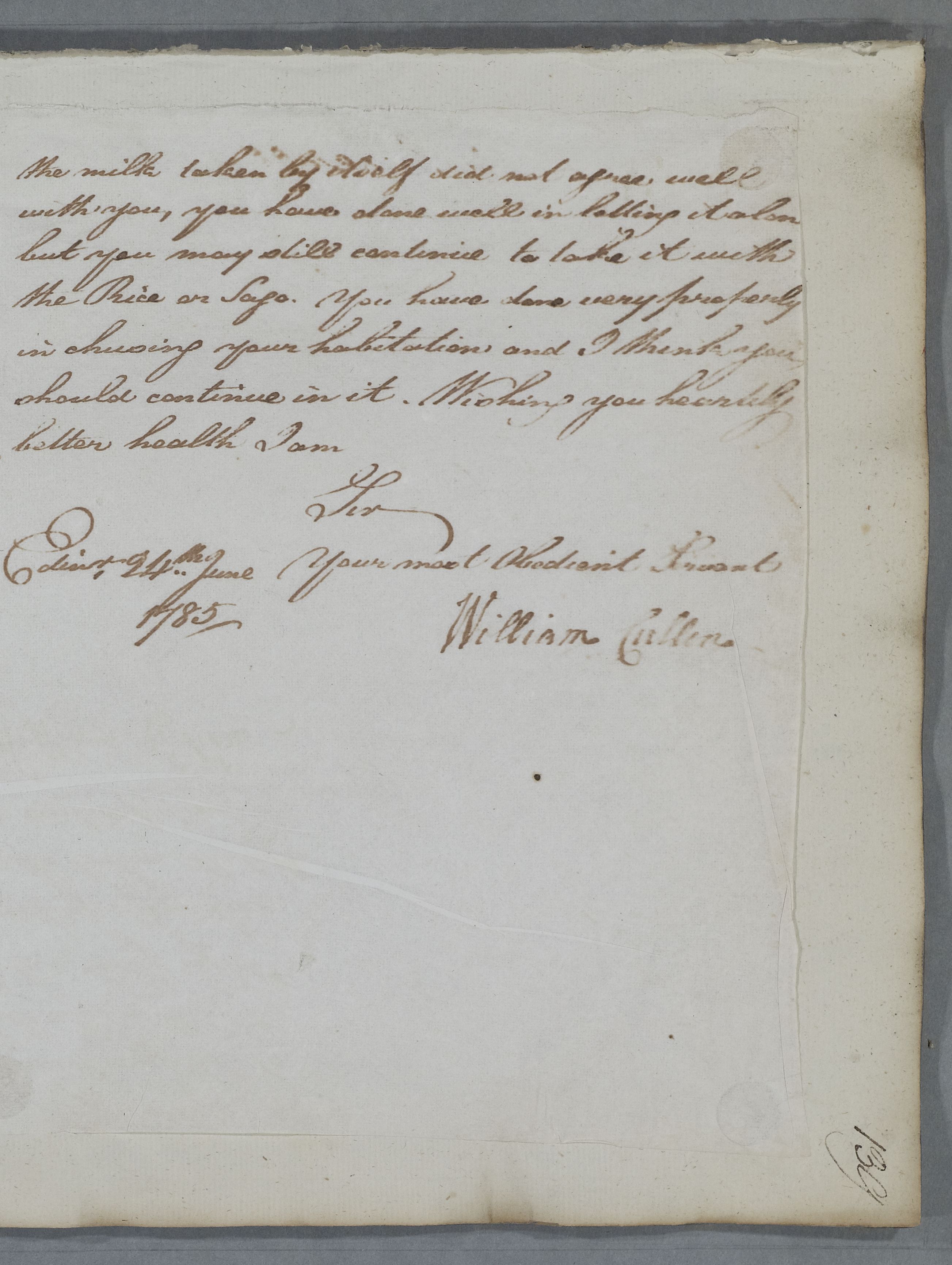 The Cullen Project | [ID:5082] From: Dr William Cullen (Professor ...